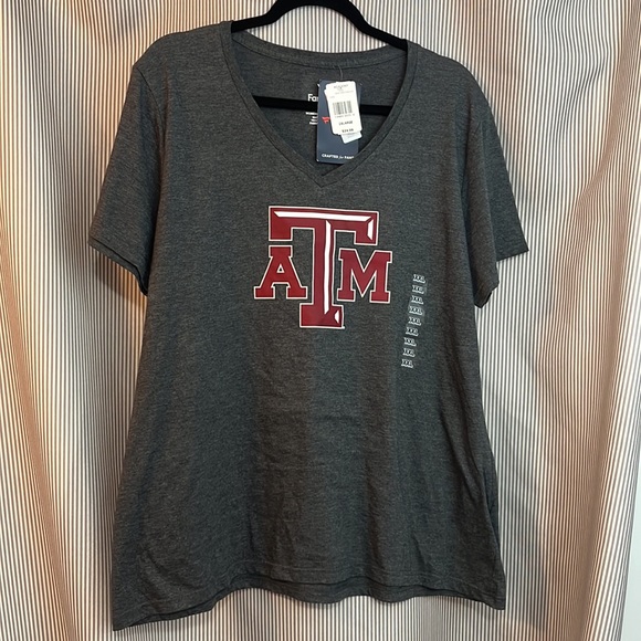 Fanatics | Tops | Fanatics Texas Am University Womens Classic Vneck ...
